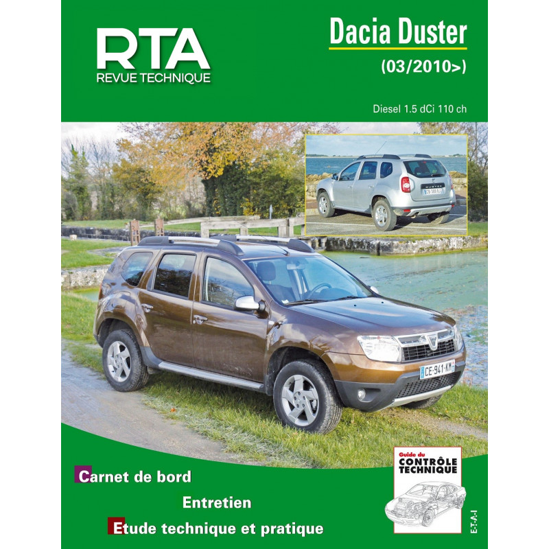 RTA DACIA DUSTER I phase 1 Break 5 portes (2010 > 2013)