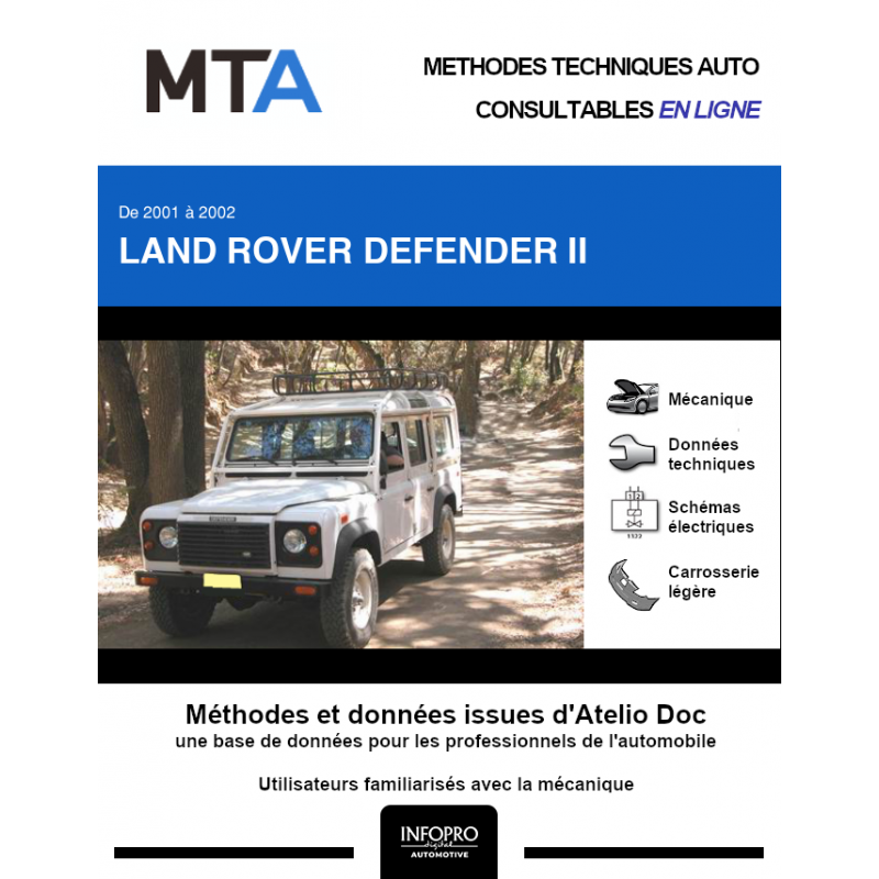 MTA LAND ROVER DEFENDER II Break 5 portes (2001 > 2002)