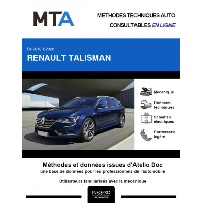 MTA RENAULT TALISMAN Break 5 portes (2016 > 2022)