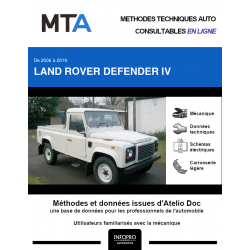 RTA LAND ROVER DEFENDER IV phase 2 Pickup 2 portes (2006 > 2019)