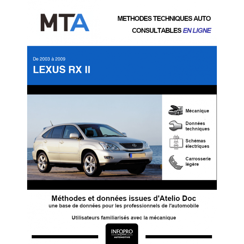 MTA LEXUS RX II Break 5 portes (2003 > 2009)