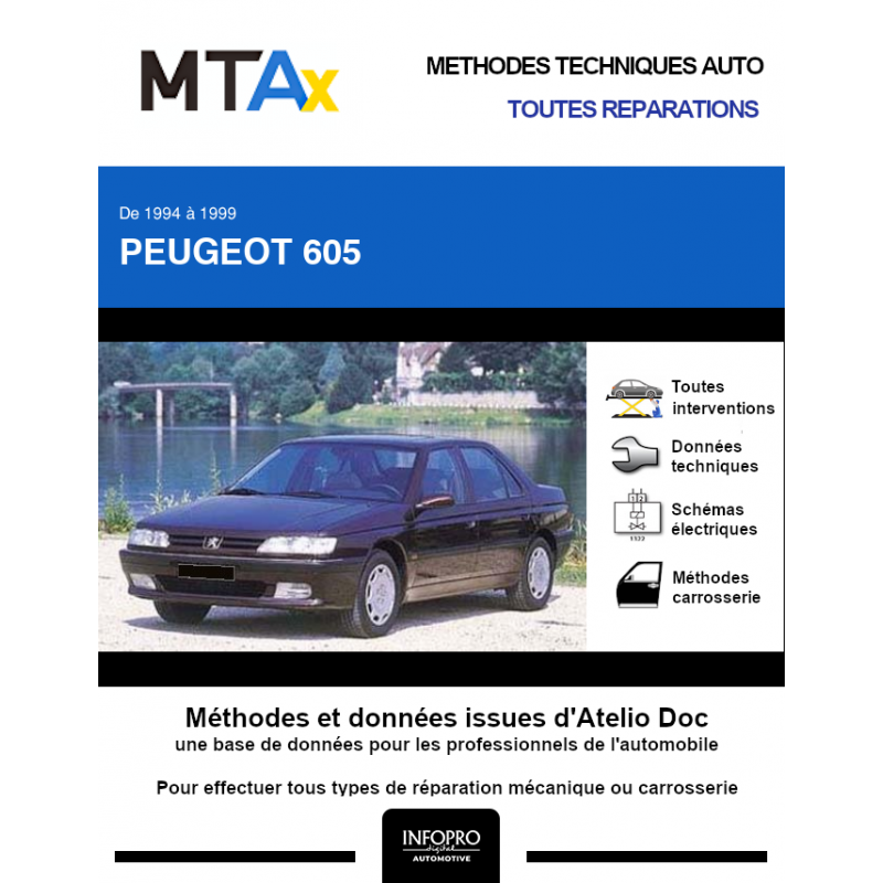 MTA-EXPERT PEUGEOT 605 phase 2 Berline 4 portes (1994 > 1999)