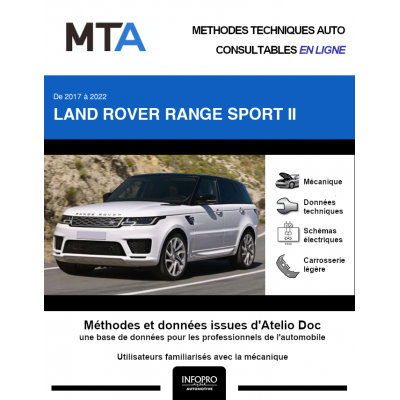 MTA LAND ROVER RANGE SPORT II phase 2 Break 5 portes (2017 > 2022)
