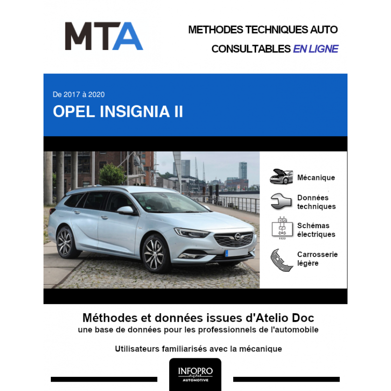 MTA OPEL INSIGNIA II Break 5 portes (2017 > 2020)