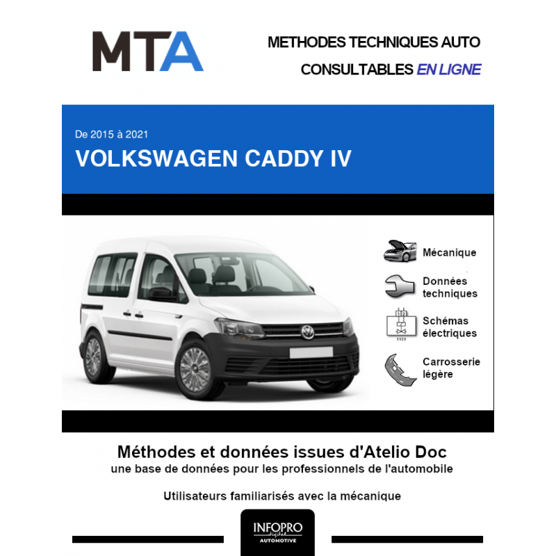 MTA VOLKSWAGEN CADDY IV Break 5 portes (2015 > 2021)