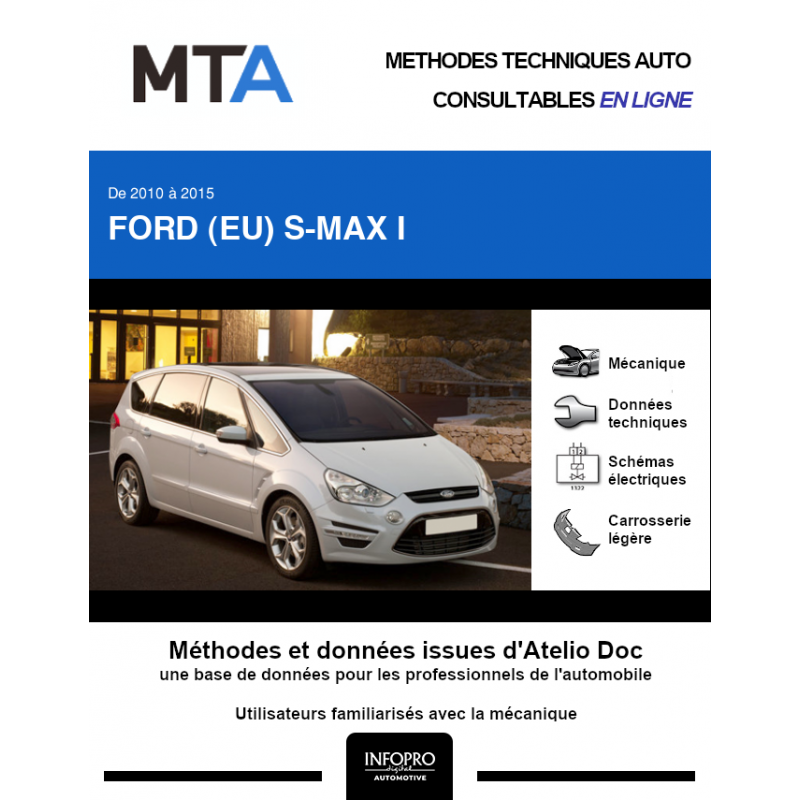 MTA FORD (EU) S-MAX I phase 2 Monospace 5 portes (2010 > 2015)