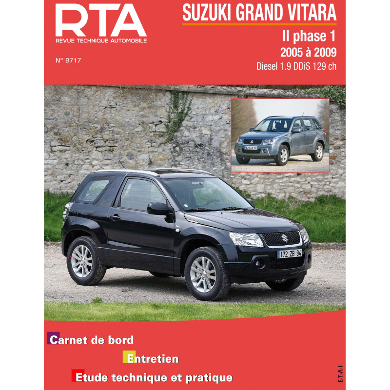RTA SUZUKI-SANTANA GRAND VITARA II phase 1 Break 3 portes (2005 > 2009)