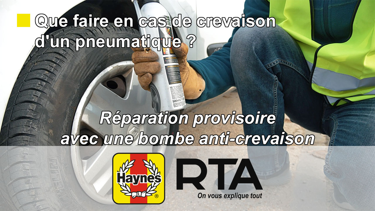 Que faire en cas de crevaison d'un pneumatique