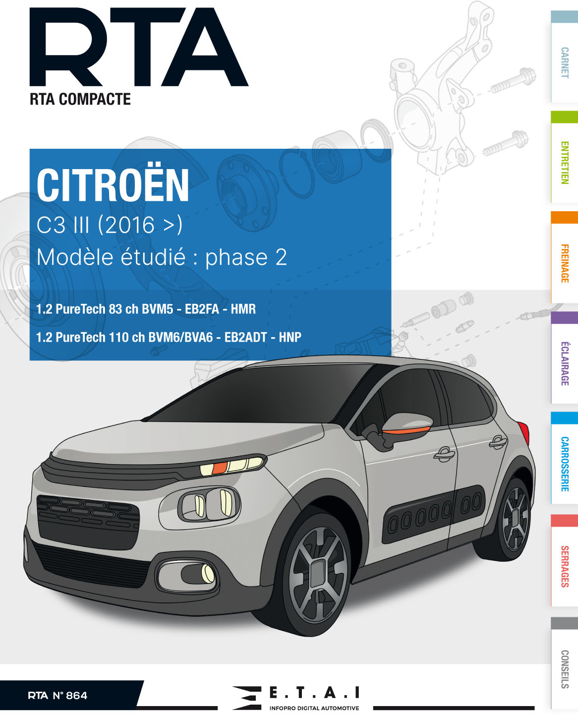 Nouvelle RTA sur la Citroën C3 III phase 2 PureTech 83 et 110 ch ...